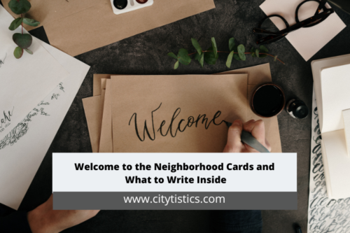 Welcome to the Neighborhood Cards and What to Write Inside - Citytistics